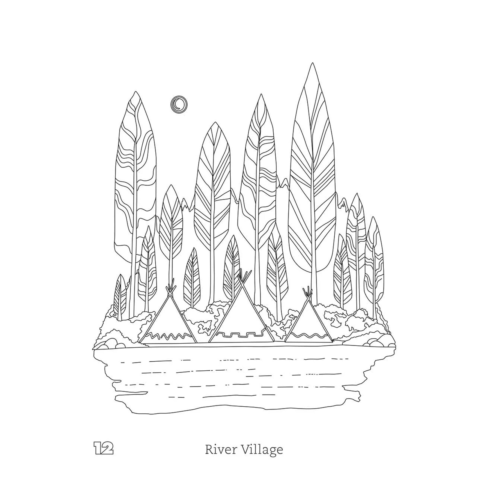 Indigenous Art Colouring Books Original Canadian Art Cultural Stories ...